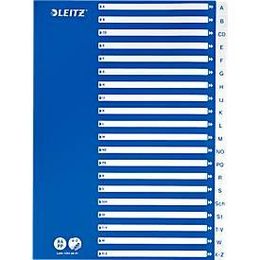 Leitz® PP-Register mit blauem Deckblatt, Buchstaben A-Z