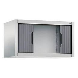 C+P Rollladenschrank Omnispace, H450B800T420 mm, Lichtgrau/Schwarzgrau