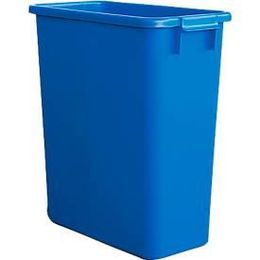 Graf Abfallbehälter ohne Deckel, 60 Liter, blau