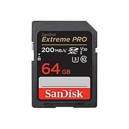 Sandisk Extreme Pro - Flash-Speicherkarte - 64 GB - Video Class V30 / UHS-I U3 / Class10 - SDXC UHS-I