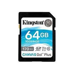 Kingston Canvas Go! Plus - Flash-Speicherkarte - 64 GB - SDXC UHS-I
