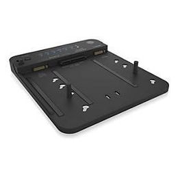 ICY BOX IB-2913MCL-C31 - HDD / SSD Dockingstation mit Datenanzeige - 2,5" / 3,5" gemeinsam genutzt (6,4 cm/8,9 cm gemeinsam genutzt) - SATA - USB 3.2 (Gen 2) - Schwarz