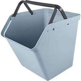 Transportbox Sunware® Sigma Home, Volumen 60 l, klappbare Handgriffe, L 493 x B 388 x H 448 mm, Recycling-Polypropylen, blau