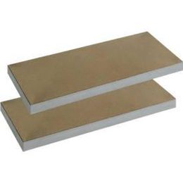 SZ Metall Zusätzliche Fachböden, für Schwerlast-Steckregal, 920 x 460 mm, 2 Stück