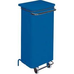 Abfallbehälter Conticolor, mit Pedal, Inhalt 110 Liter, blau