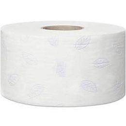 Tork® Toilettenpapier Mini Jumbo Premium 110255, 3-lagig, extra weich, mit Prägung, 12 Rollen á 600 Blatt, weiß
