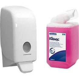Kimberly-Clark Sparset Kleenex® Aquarius Seifenspender + 1 Kartusche Schaumseife