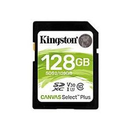 Kingston Canvas Select Plus - Flash-Speicherkarte - 128 GB - SDXC UHS-I