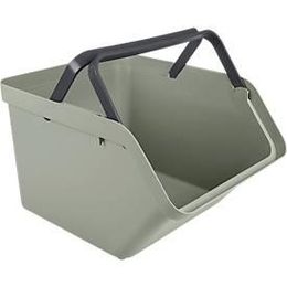 Transportbox Sunware® Sigma Home, Volumen 45 l, klappbare Handgriffe, L 493 x B 388 x H 298 mm, Recycling-Polypropylen, grün