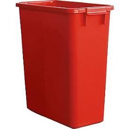 Graf Abfallbehälter ohne Deckel, 60 Liter, rot