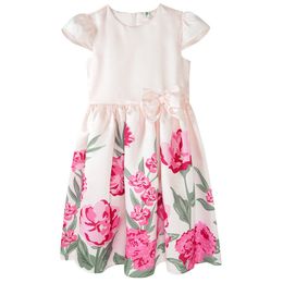 Yigga Festliches Mädchen Kleid mit Blumen-Print