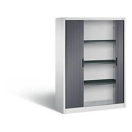 C+P Rollladenschrank Omnispace, H1660B1200T420 mm, Lichtgrau/Schwarzgrau