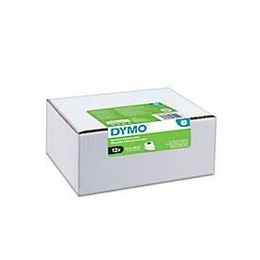 Dymo Standard Adress-Etiketten, Papier, permanent haftend, 89 x 28 mm, 12 x 130 Stück, weiß