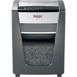 Rexel Momentum X406 Aktenvernichter P4, Partikelschnitt 4 x 28 mm, 15l, 6 Blatt Schnittleistung, schwarz