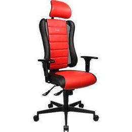 Topstar Gaming Stuhl SITNESS RS, 3D-Sitzfläche, Synchronmechanik, Sitzzeit 8 Std., schwarz/rot