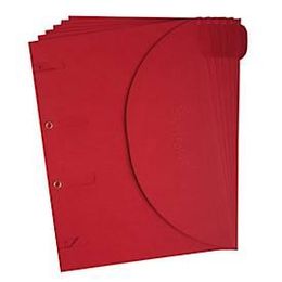 Dokumentenmappe TARIFOLD Smartfolder, Format A4, für bis zu 80 Blatt, Karton, rot, 6 Stück