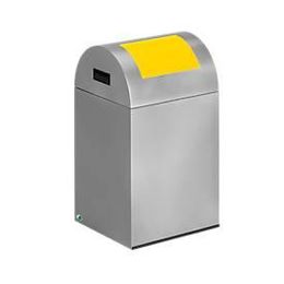Var Selbstlöschende Wertstoff-Abfallsammler 40R, silber/gelb