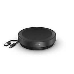 Bluetooth Freisprecheinrichtung Jabra SPEAK2 75, tragbar, bis 4 Teilnehmer, bis 30 m, bis 32 h, 4 Mikrofone, USB-A/USB-C, UC-optimiert, dunkelgrau