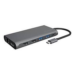 ICY BOX IB-DK4050-CPD - Dockingstation - USB-C - 2 x HDMI, DP