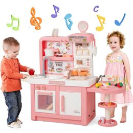 KOMFOTTEU Kinder-Küchenset Spielküche