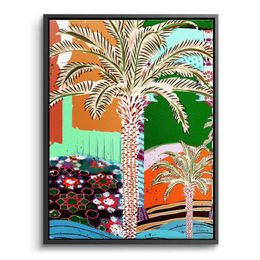 DOTCOMCANVAS® Leinwandbild Colorful Palm Tree