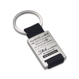 Lieblingsmensch Schlüsselanhänger Pass BITTE auf dich auf ...- ein tolles Geschenk &Glücksbringer (Schlüsselanhänger mit Gravur