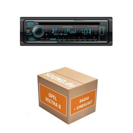 JUST SOUND best choice for caraudio Autoradio Einbaupaket mit KDC-BT665U passend für Opel Vectra B Autoradio