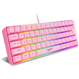 KUIYN RGB-Hintergrundbeleuchtung Tastatur (61-Tasten