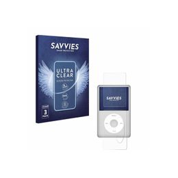 Savvies Schutzfolie für Apple iPod Classic (Display+Rückseite