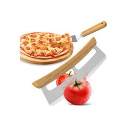 IBETTER Pizzaschneider Pizzaschneider und Pizzaspachtel aus Edelstahl