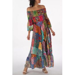 La Strada Maxikleid Patchwork