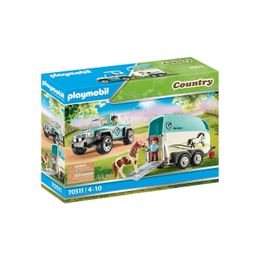 Playmobil® Spielbausteine 70511 Country PKW mit Ponyanhänger