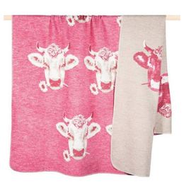 Pad Wohndecke Decke Moo Kuh Pink (150x200cm)