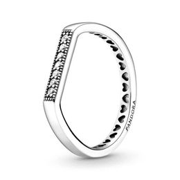 Pandora Fingerring Stacking Ring für Damen von Pandora aus Sterlingsilber mit Zirkonia