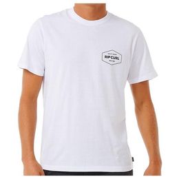Rip Curl - Stapler Tee - T-Shirt Gr XL weiß