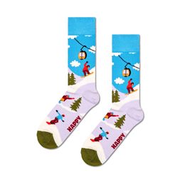 Happy Socks Mittelhohe Socken mit Snowboard-Motiv