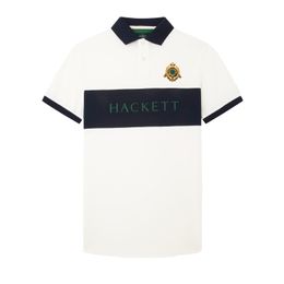 Hackett Poloshirt Pique mit Kontraststreifen, Classic Fit