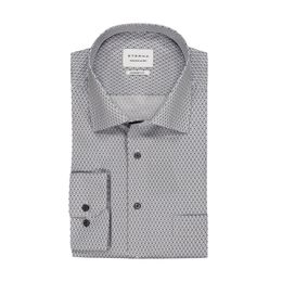 Eterna Hemd mit Allover-Muster und Brusttasche, Comfort Fit