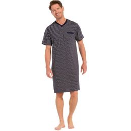 PASTUNETTE Nachthemd Herren Schlafshirt mit kurzem Arm (1-tlg) Modisches Design