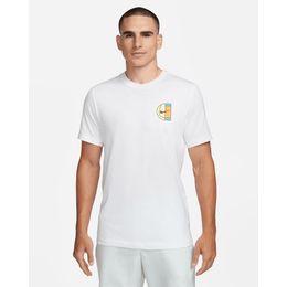 Tennisshirt Nike NikeCourt Weiß Mann - FN0787-100 M