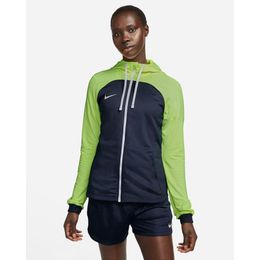 Sweatjacke Nike Strike 23 Marineblau & Gelb Fluoreszierend für Frau - DR2573-452 M