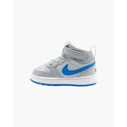 Schuhe Nike Court Borough 2 Grau & Blau Kind - CD7784-012 3C