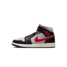 Schuhe Nike Air Jordan 1 Mid Schwarz/Grau/Rot Frau - BQ6472-060 7