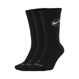Set mit 3 Paar Socken Nike Everyday Schwarz Unisex - DA2123-010 XL