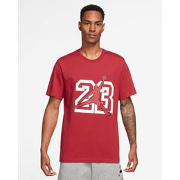 T-shirt Nike Jordan Rot Mann - FB7394-687 L