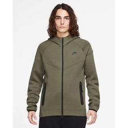 Kapuzensweatshirt mit Reißverschluss Nike Sportswear Tech Fleece Khakigrün Mann - FB7921-222 XL