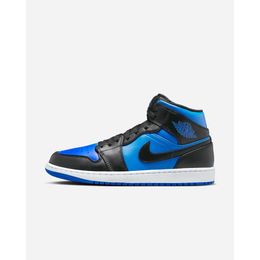 Schuhe Nike Air Jordan 1 Mid Schwarz & Blau Mann - DQ8426-042 10.5