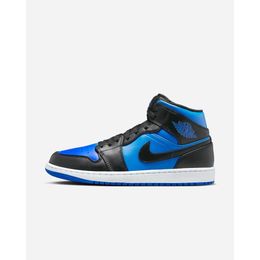Schuhe Nike Air Jordan 1 Mid Schwarz & Blau Mann - DQ8426-042 11.5
