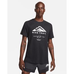 Trail-T-Shirt Nike Trail Schwarz Mann - DZ2727-010 M