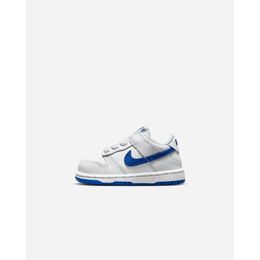 Schuhe Nike Dunk Low Weiß & Königsblau Kinder - DH9761-105 6C